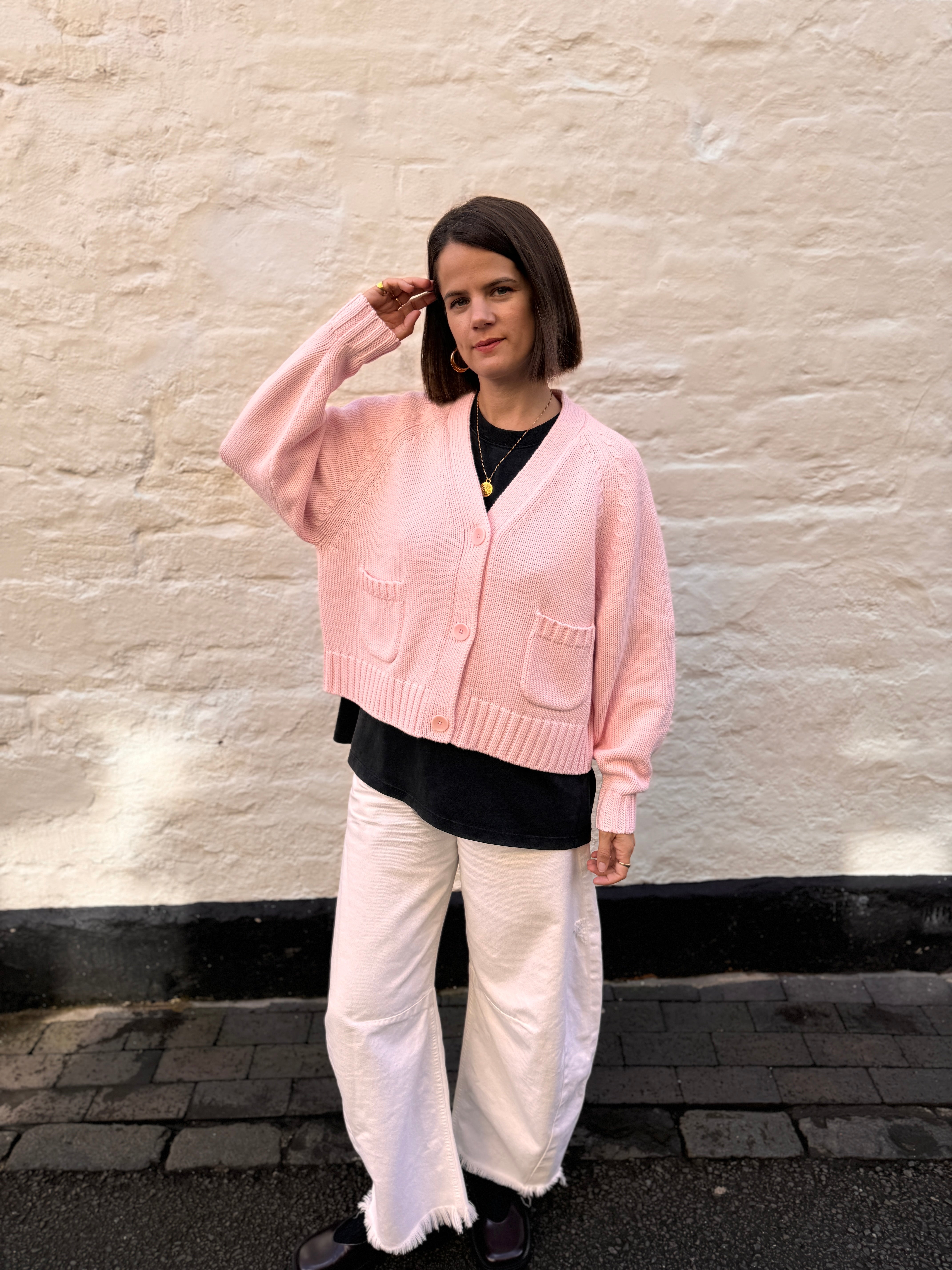 The Staple Cardigan - Mallow – The Slow Love
